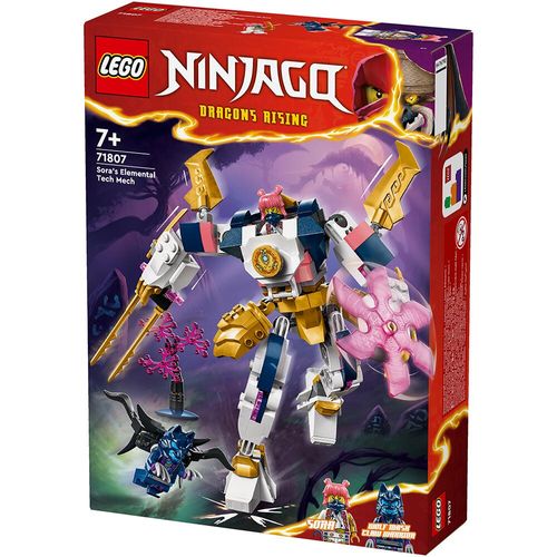 LEGO Ninjago Sora's Elemental Tech Mech Building Set 71807