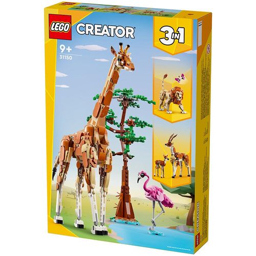 LEGO Creator Wild Safari Animals Building Set 31150