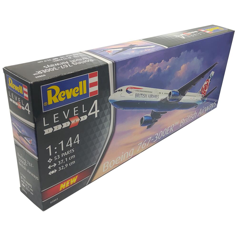 Revell British Airways Boeing 767-300ER Chelsea Rose Livery Aircraft ...