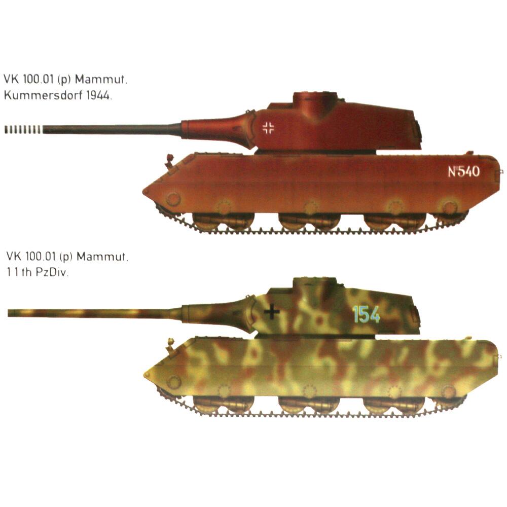 Takom Vk100.01 (p) Mammut German WWII Concept Tank Military Model Kit ...