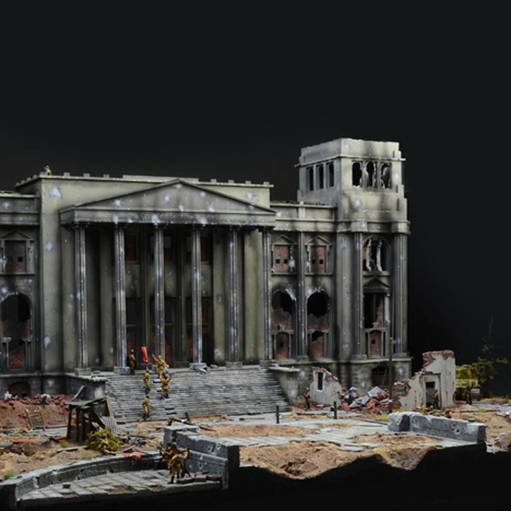 Italeri Battle for the Reichstag Diorama Battle Set Model Kit
