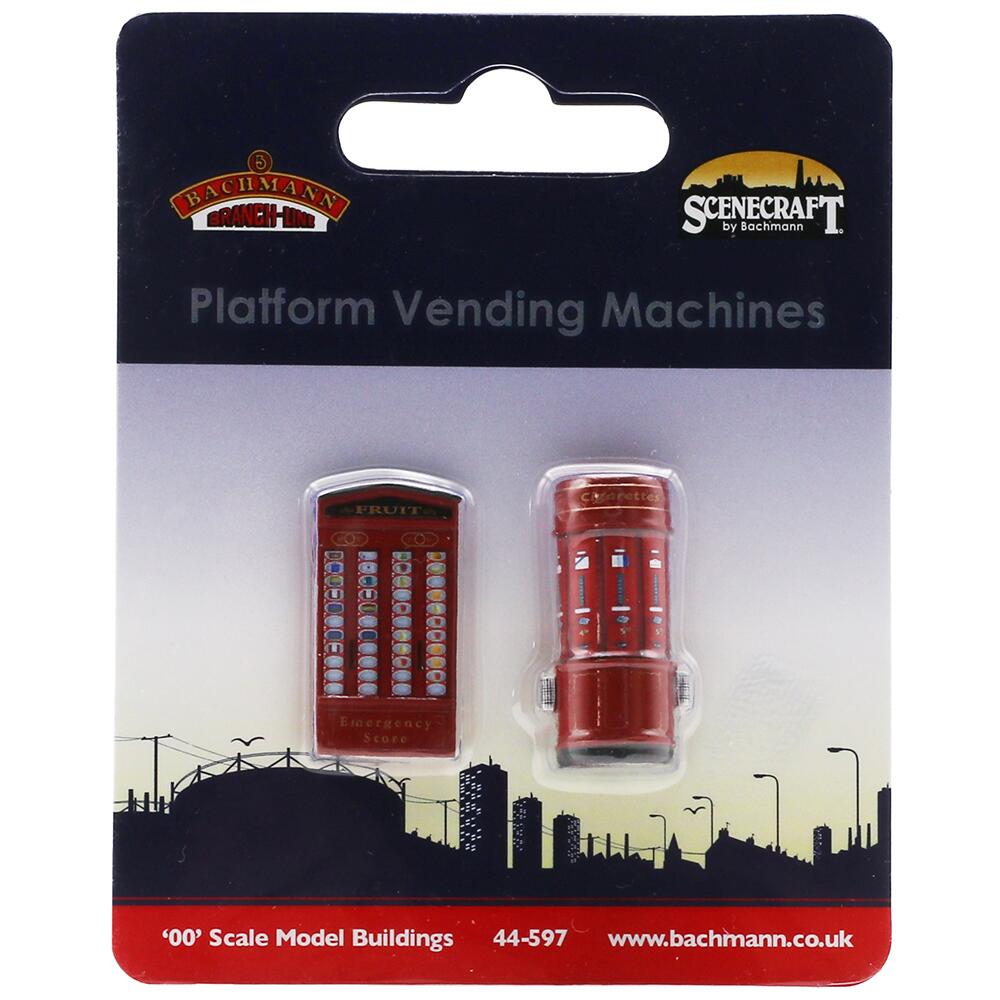 Scenecraft Platform Vending Machines Model Railway Accessory OO Gauge