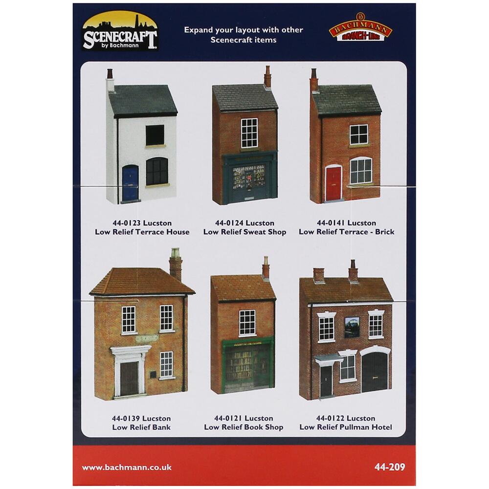 Scenecraft Low Relief Butcher's Shop Model Railway Building OO Gauge