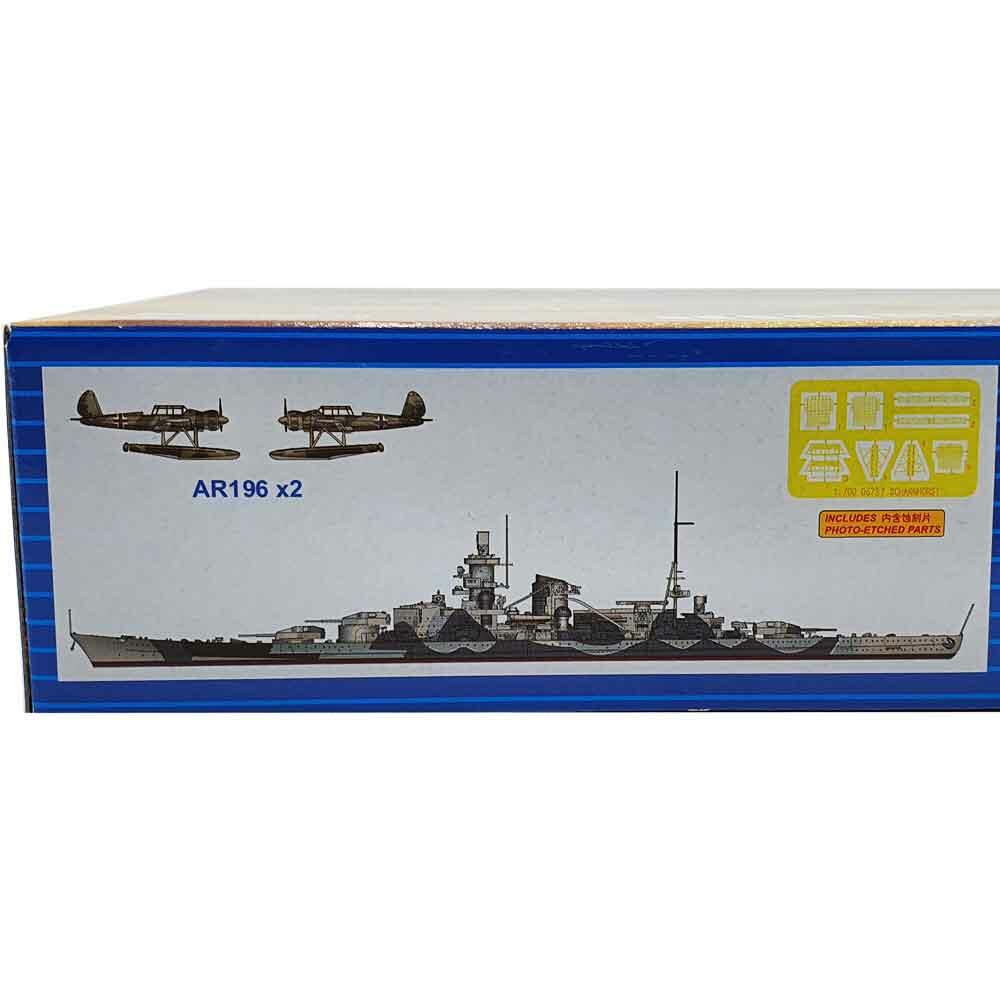 Trumpeter HMS Cornwall Military Warship Plastic Model Kit Scale 1:700
