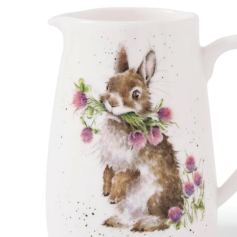 Wrendale Designs Rabbit Posy Cream Jug 125ml from Royal Worcester