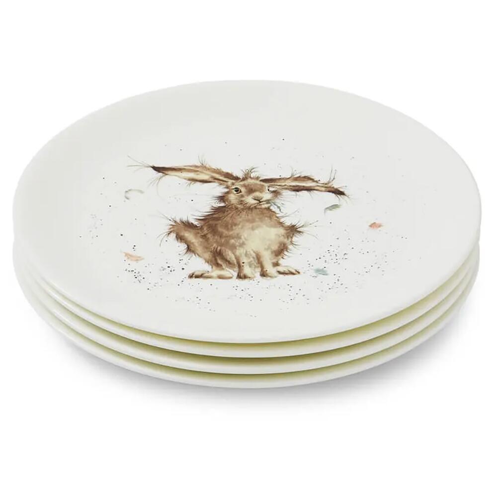 Wrendale Designs Set of Four 8" Coupe Plates from Royal Worcester