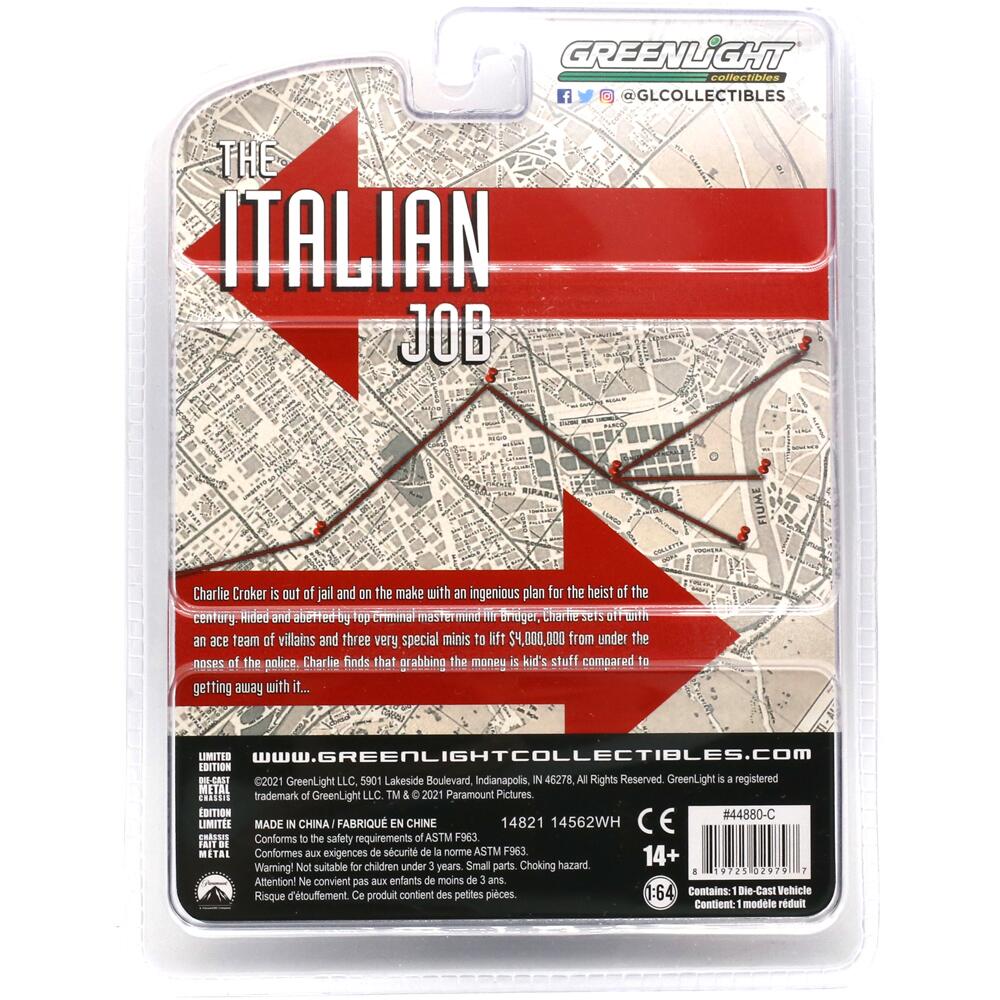 Greenlight Hollywood The Italian Job Mini Cooper Die Cast Model in ...