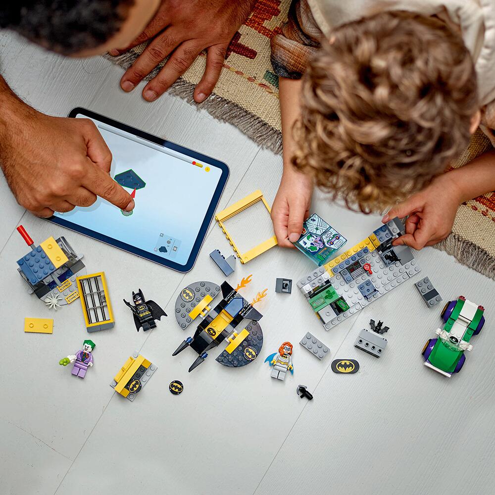 LEGO DC The Batcave with Batman Batgirl and The Joker Building Set 76272