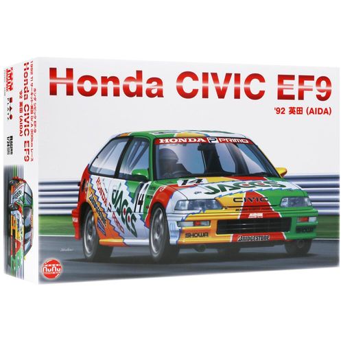 Nunu Honda Civic EF9 1992 AIDA Racing Car Model Kit Scale 1:24