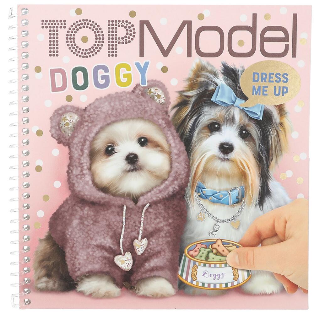 Depesche TOPModel Doggy Dress Me Up Sticker Book with 11 Sticker Sheets