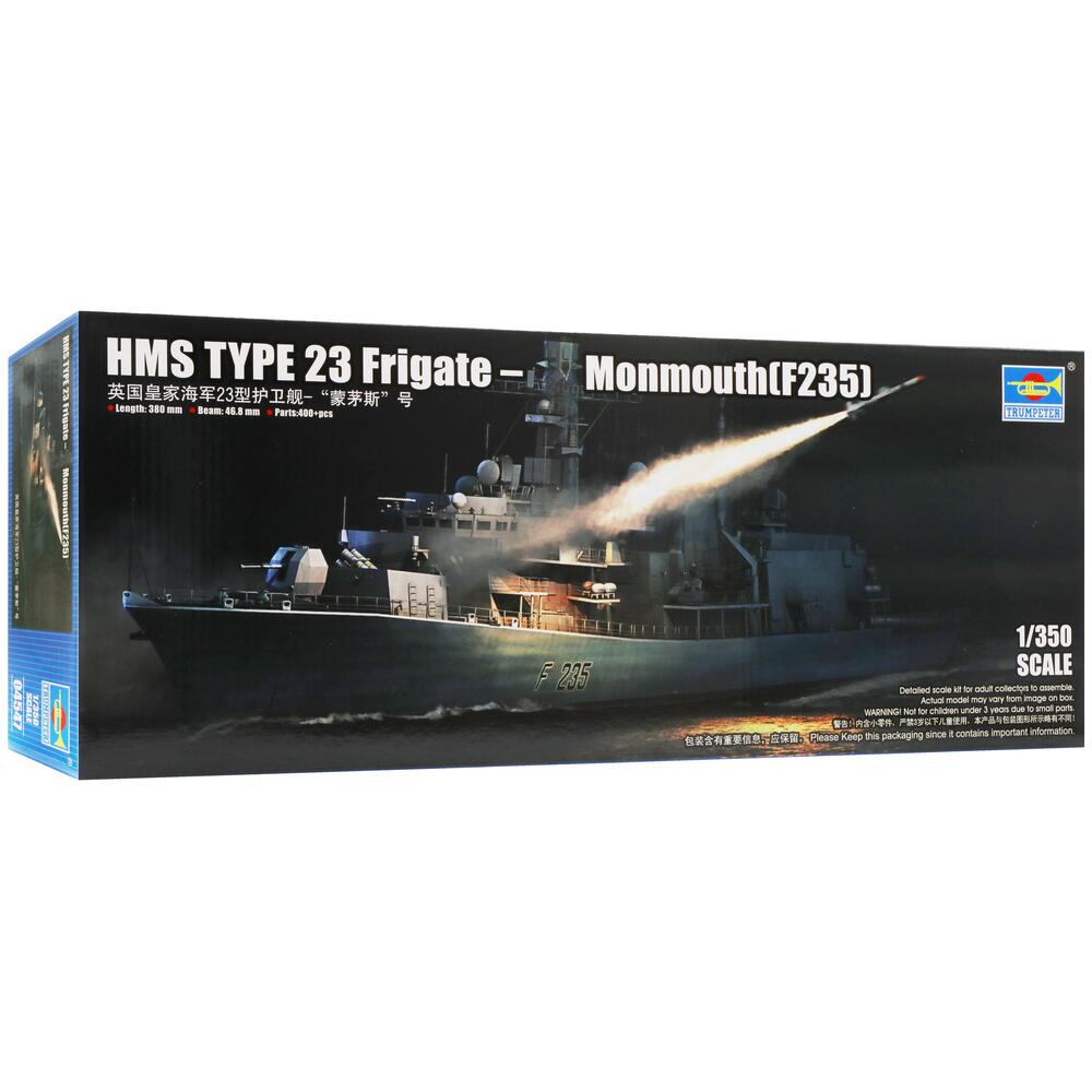 Trumpeter HMS Monmouth F235 Type 23 Frigate Model Kit Scale 1:350