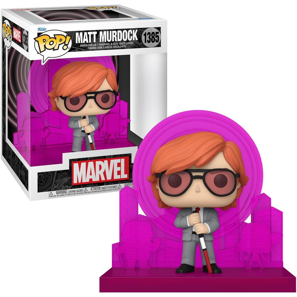 Funko POP Deluxe Marvel Daredevil Matt Murdock With Radar Bobblehead 1385