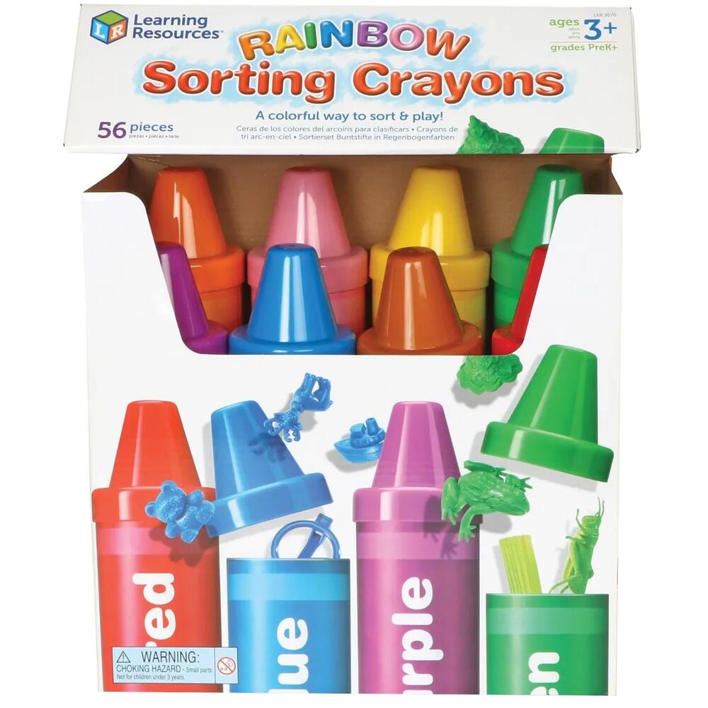 Learning Resources Rainbow Sorting Crayons