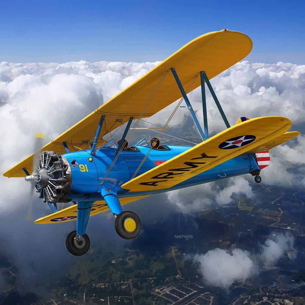 Revell Stearman PT-17 Kaydet Aircraft Model Kit Scale 1:32