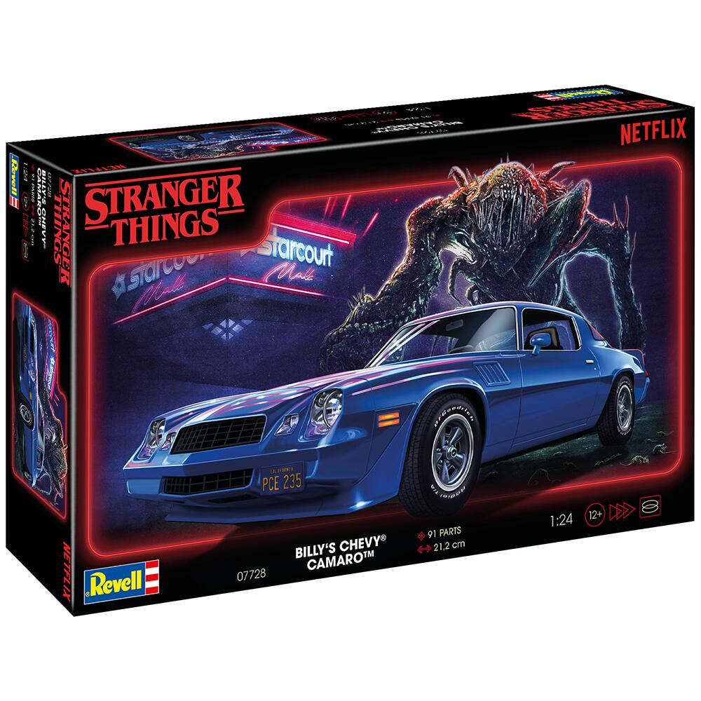 Revell Stranger Things Billy's Chevrolet Camaro Car Model Kit Scale 1:24