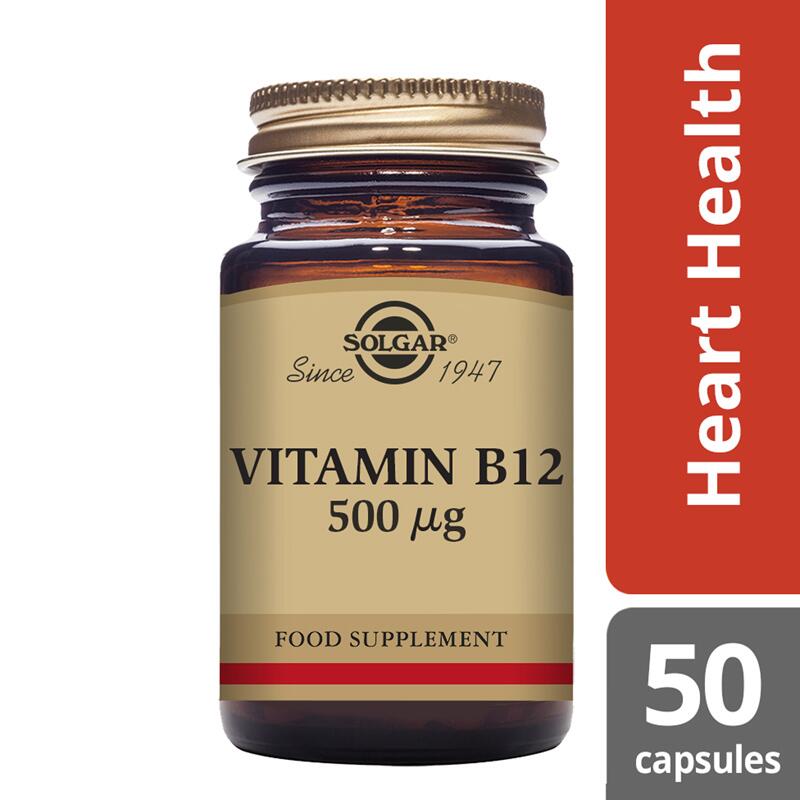Solgar Vitamin B12 500ug 50 CAPSULES