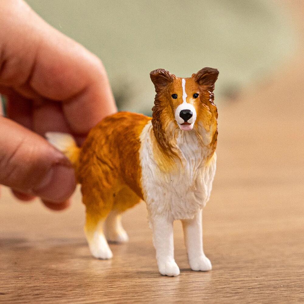 Schleich Farm World Collie Dog Animal Figure