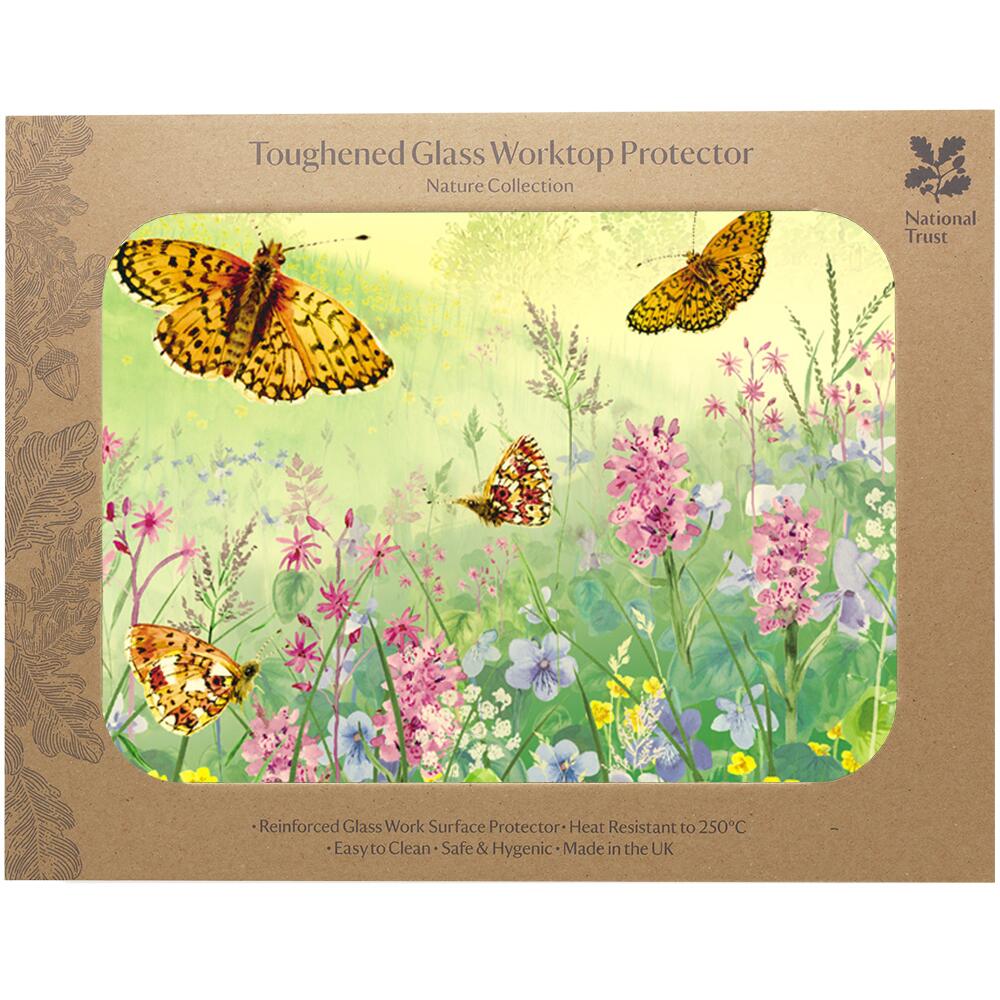 Tuftop National Trust Fritillary Butterfly Medium Worktop Protector