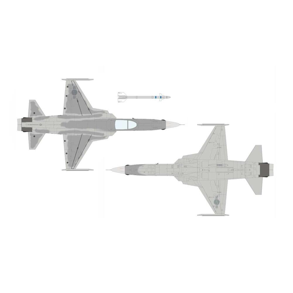 Academy ROKAF KF-5E Fighter Aircraft Military Model Kit Scale 1:144
