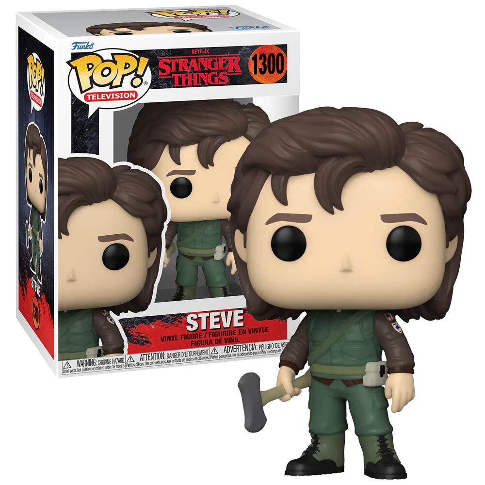 Funko POP! Television Stranger Things Steve Harrington in Hunter Outfit ...