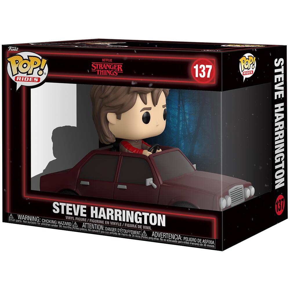 Funko POP! Rides Stranger Things Steve Harrington in Car Vinyl ...