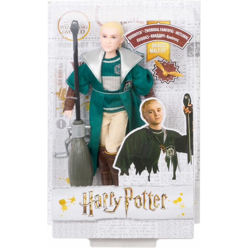 Harry Potter Slytherin Quidditch Robes Poseable Draco Malfoy Action Figure