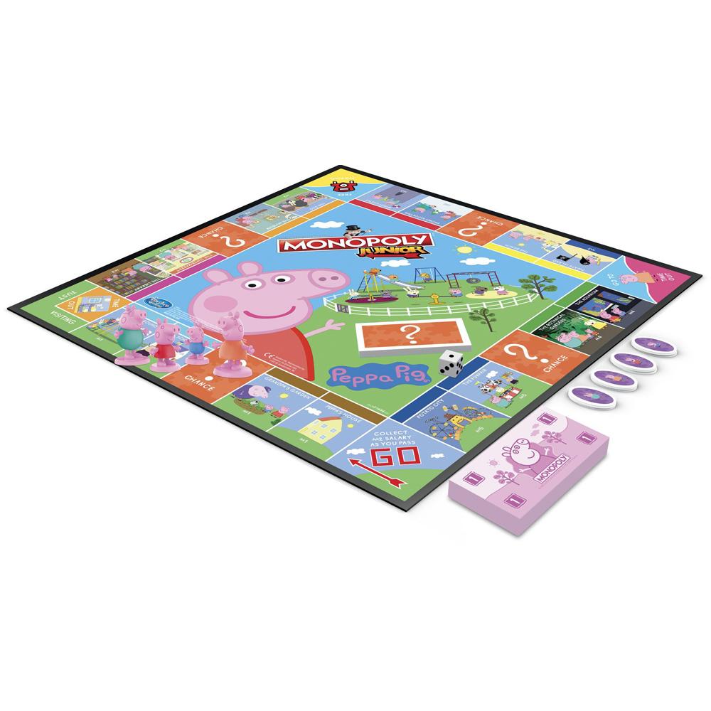 Peppa Pig Monopoly Junior Board Game from Hasbro Gaming for Ages 5+