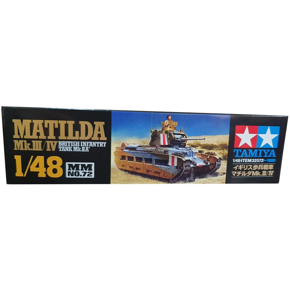 Tamiya Matilda MkIII/IV British Infantry Tank Model Kit Scale 148