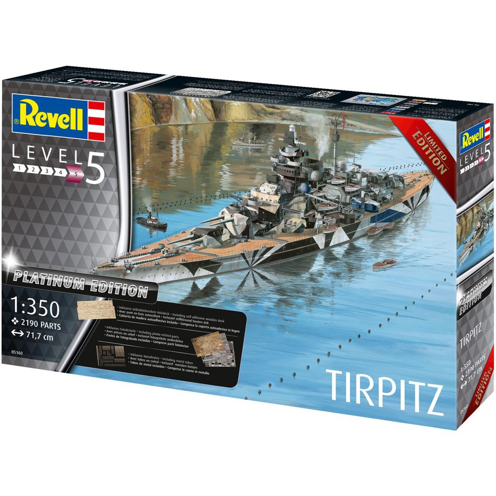 Revell Limited Edition Platinum Edition Tirpitz Level 5 Scale 135