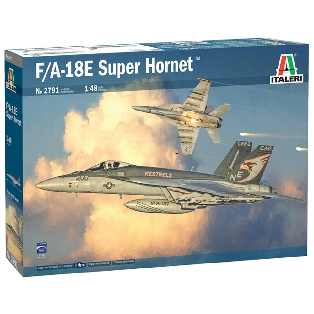 Italeri F/A-18 E Super Hornet Aircraft Model Kit (Scale 1:48)