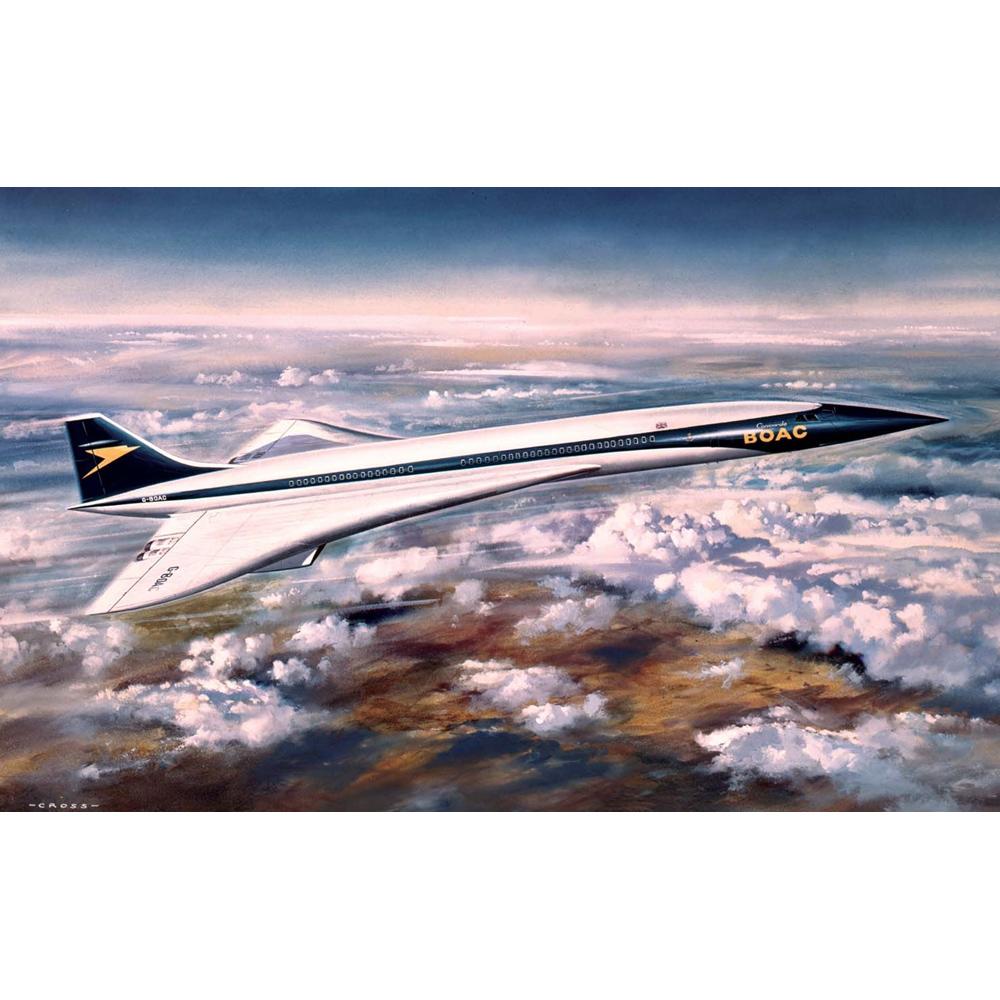 Airfix Vintage Classics Concorde Aircraft Model Kit (Scale 1:114)