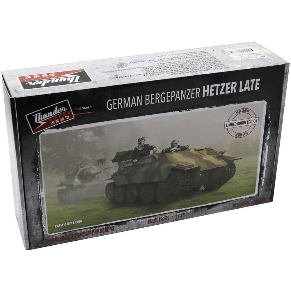 Thunder Model German Bergepanzer Hetzer Late Military Model Kit Scale 1/35