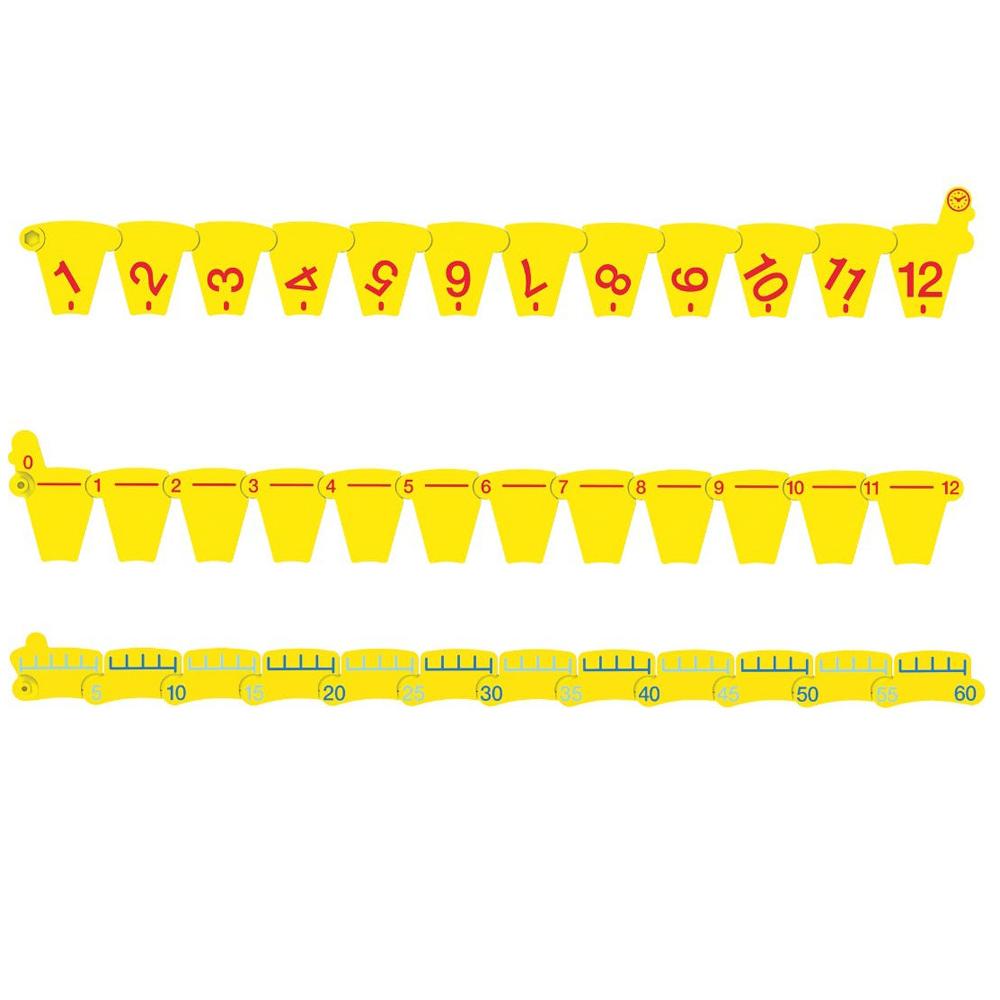 Learning Resources Hand2Mind 24-Hour Number Line Clock