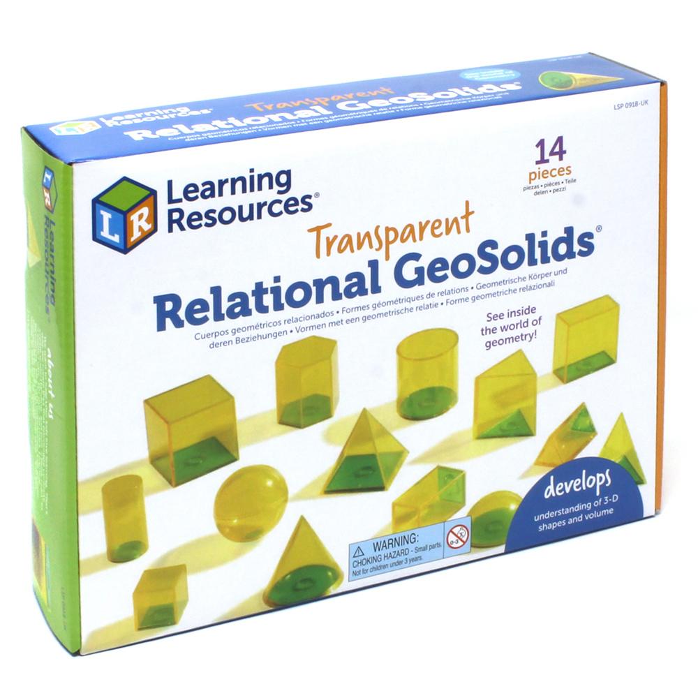 Learning Resources Transparent Relational GeoSolids