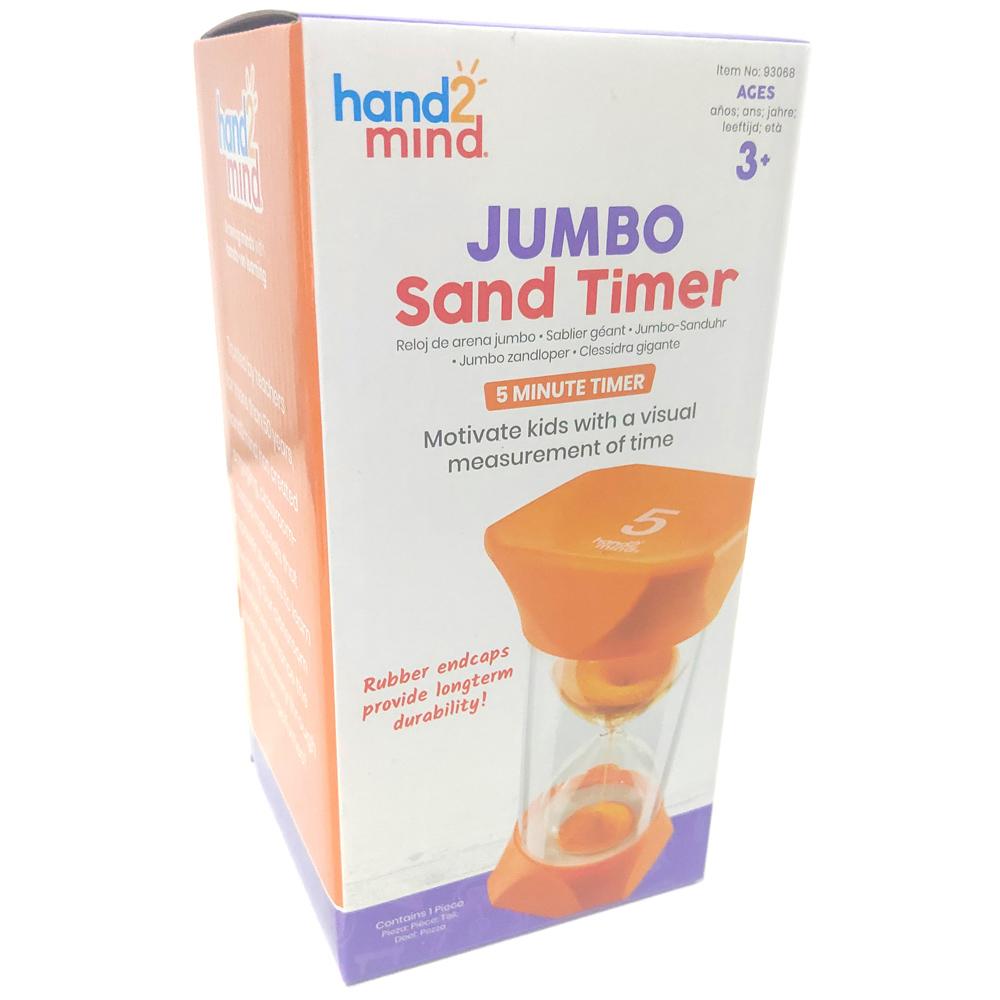 Learning Resources Hand2Mind Jumbo 5 Minute Sand Timer