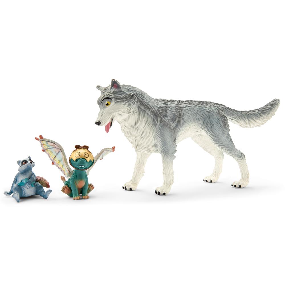 Schleich Bayala The Movie Lykos, Nugar and Piuh Figures