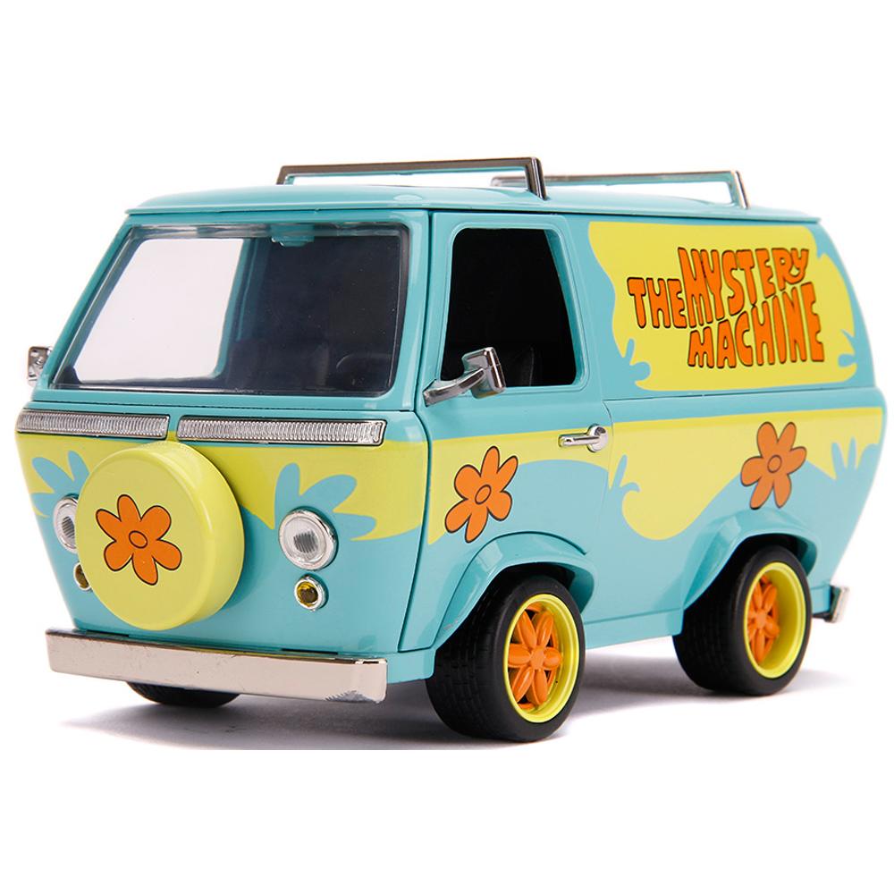 Jada Toys Scooby Doo Mystery Machine with Shaggy & Scooby-Doo Die-Cast ...