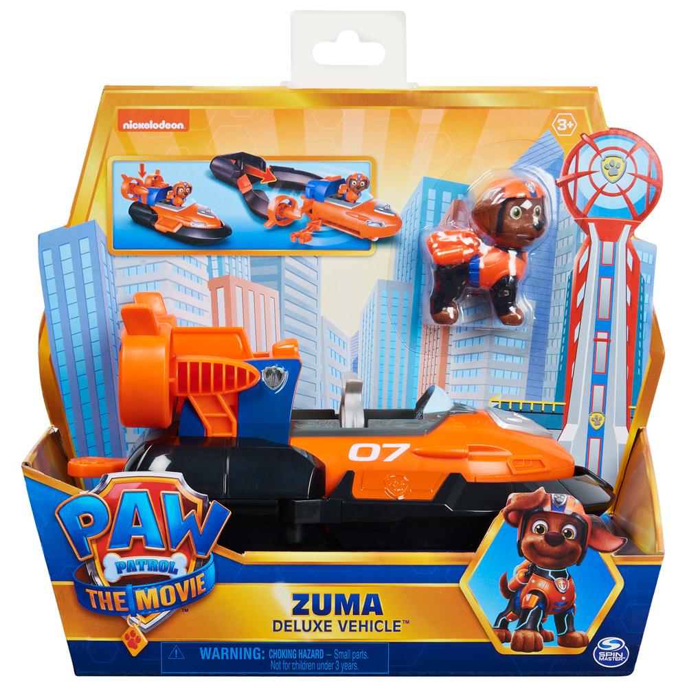 Paw Patrol The Movie Zuma Deluxe Figure and Vehicle Set