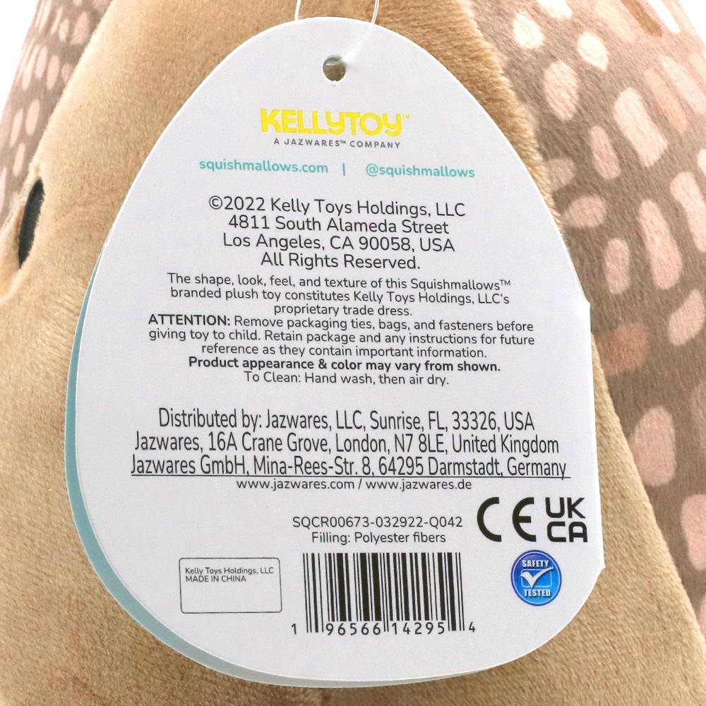 Squishmallows Original Plush Thompson the Armadillo Soft Toy for Ages 3+