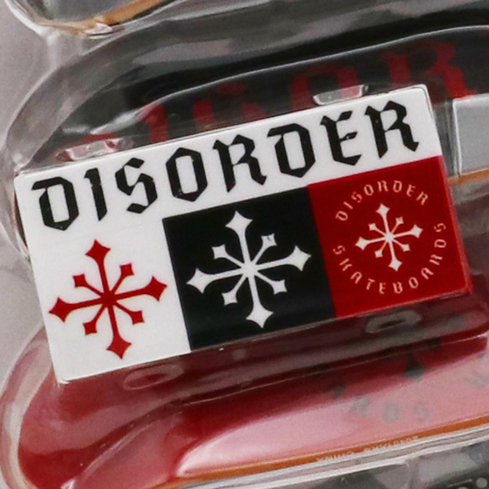 Tech Deck Disorder 96mm Fingerboard 4 Pack Assembly Set for Ages 6+