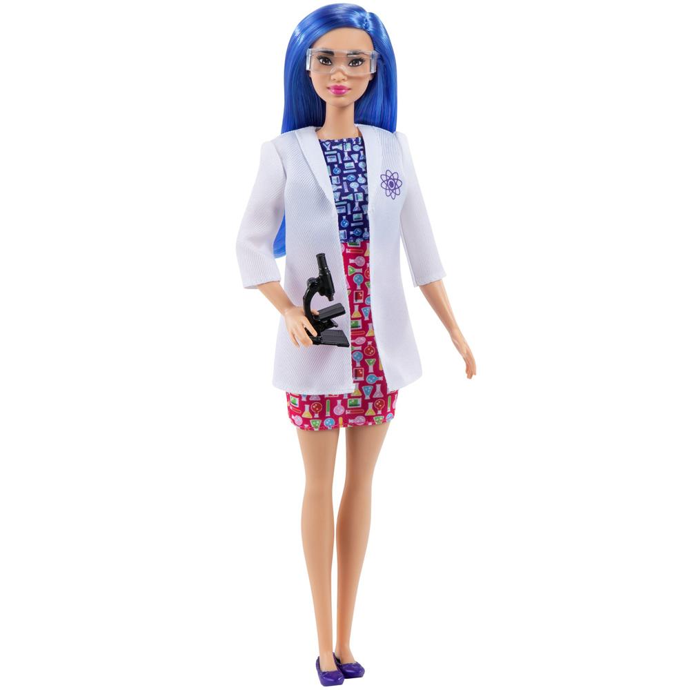 Barbie Scientist Career Doll with Lab Outfit and Microscope 12 Inch Tall