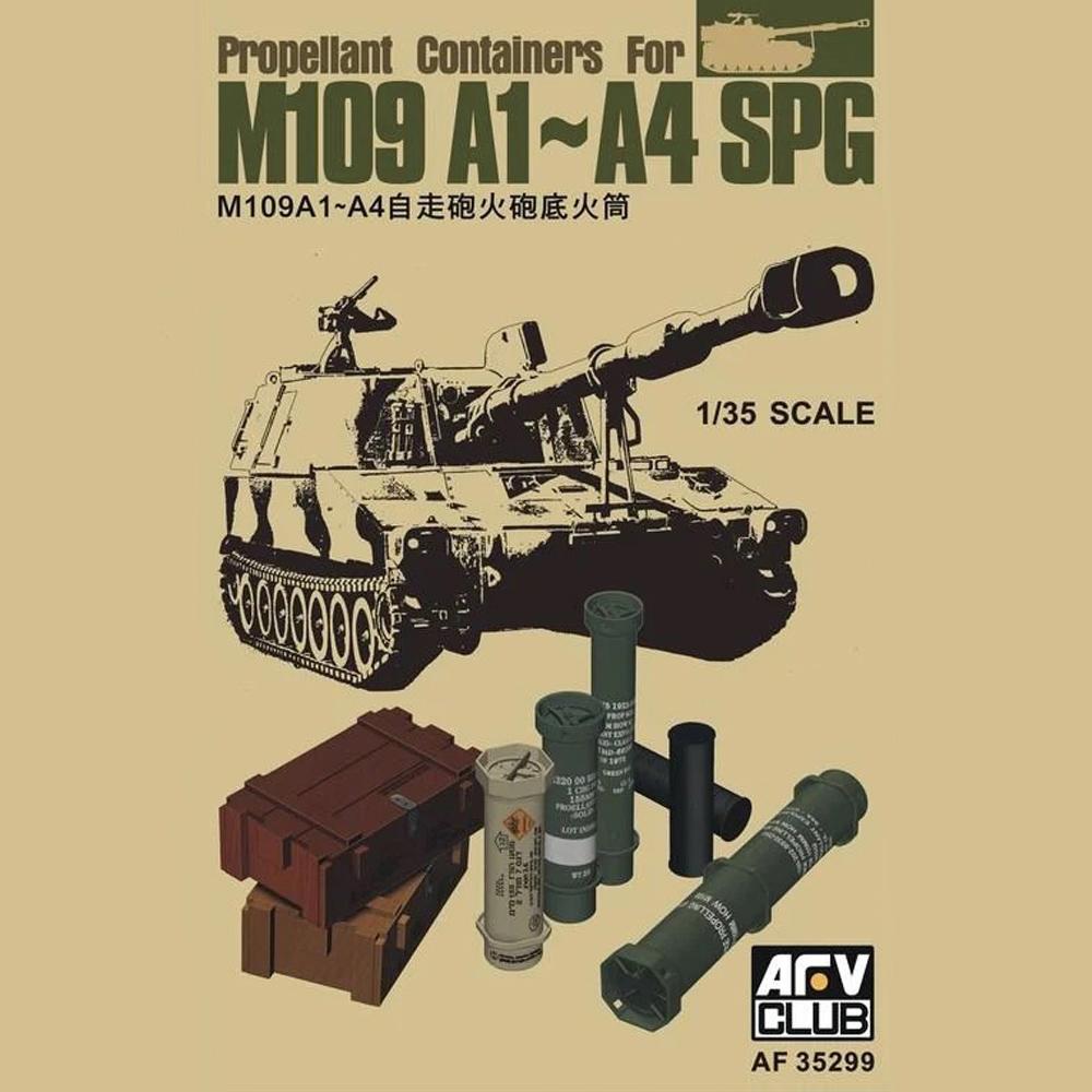 AFV Club Propellant Containers for M109 Howitzer Model Add-On Kit Scale ...