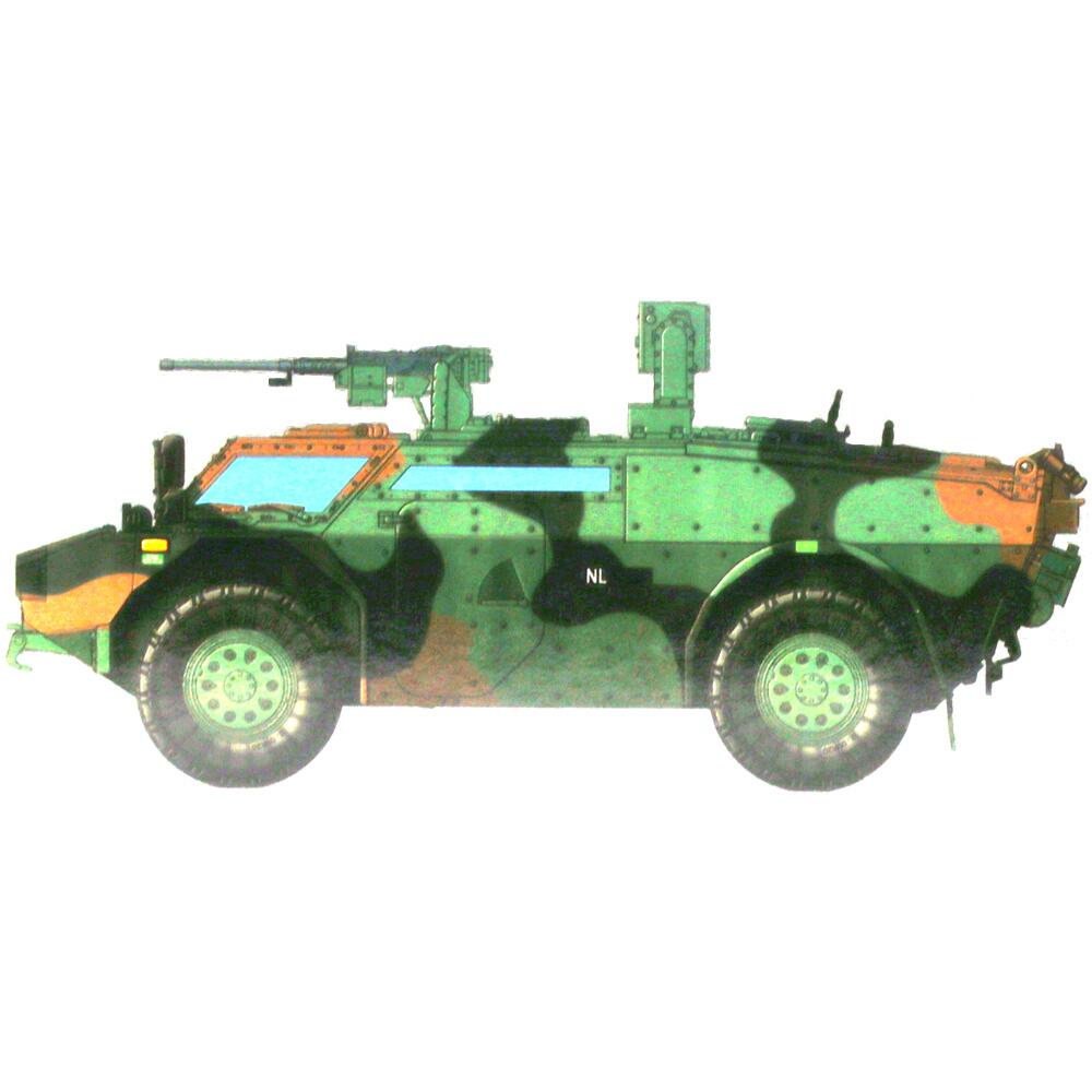 Trumpeter German Fennek LGS Dutch Version Military Model Kit Scale 1:72
