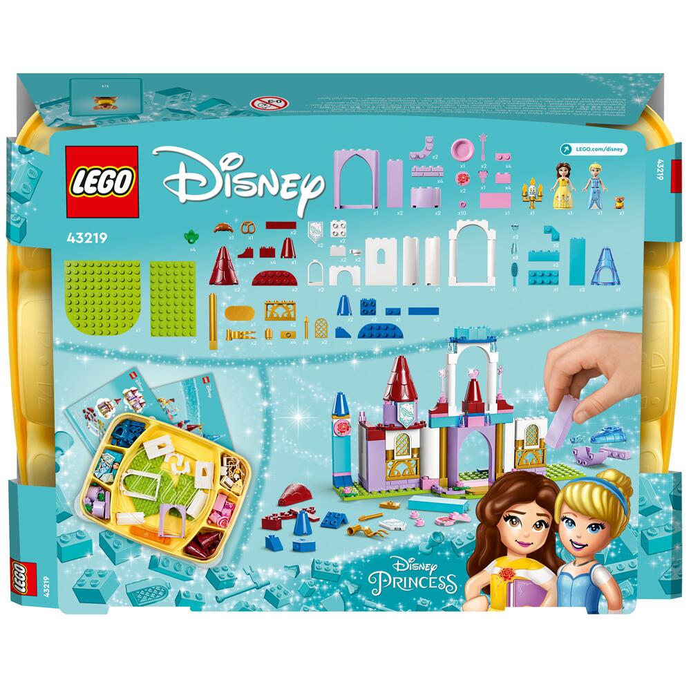 LEGO Disney Princess Creative Castles with Belle and Cinderella Figures ...