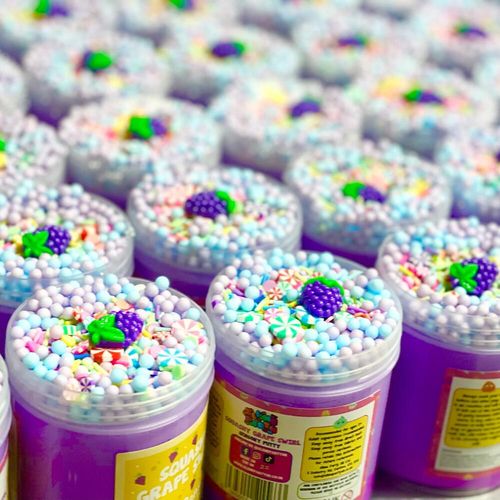 Slime Party SQUASHY GRAPE SWIRL Sensory Putty 275ml