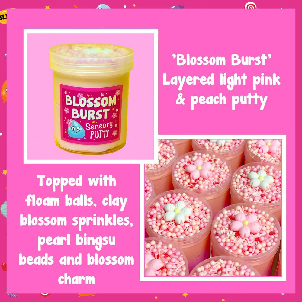 Slime Party BLOSSOM BURST Sensory Putty 275ml