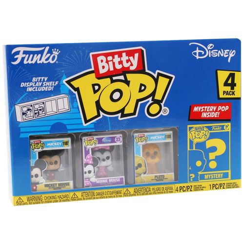 Funko Bitty POP! Disney MICKEY MOUSE 4 Pack Miniature Vinyl Figures