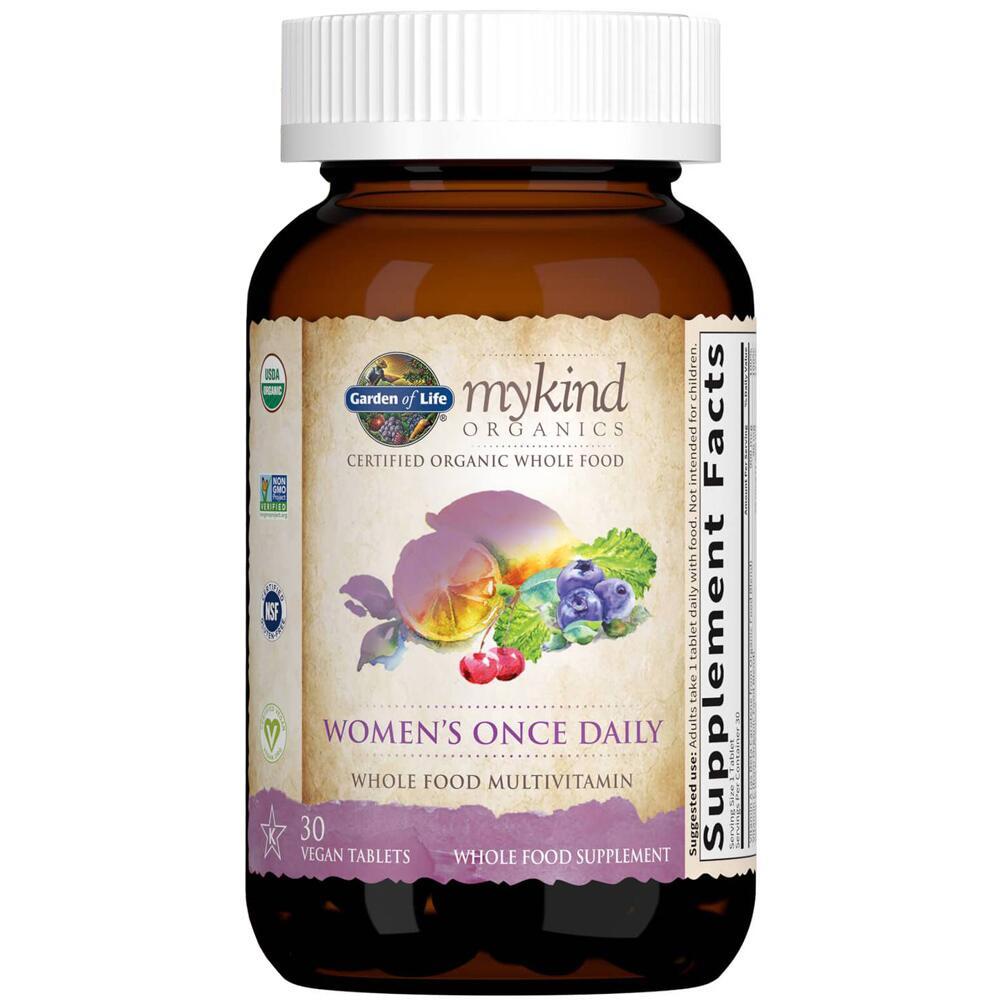 Garden of Life Women's Once Daily Multivitamin 30 Vegan Tablets Mykind ...