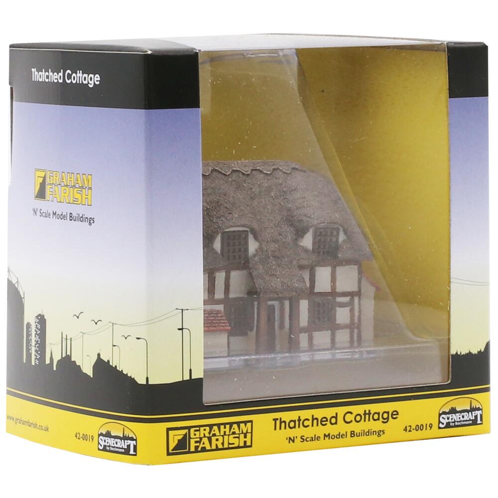 Scenecraft Graham Farish Thatched Cottage Model Railway N Gauge