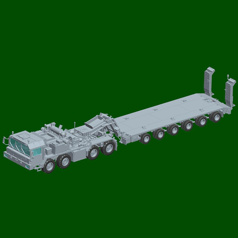 Trumpeter SLT-56 Tank Transporter with Trailer Military Model Kit Scale ...